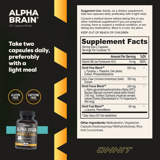 Onnit Alpha Brain Review - The Top Supplements